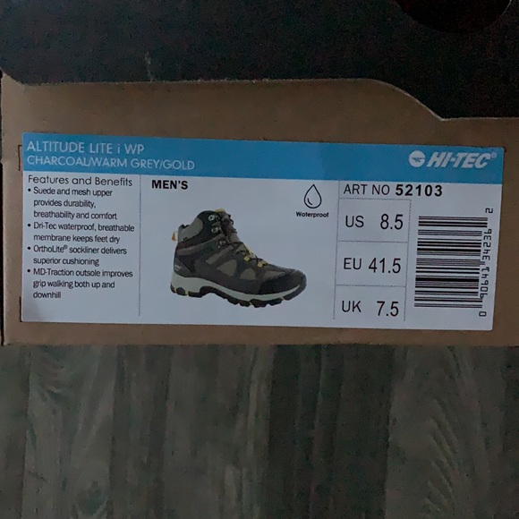 Hi-Tec | Shoes | Nib Hitec Altitude Lite I Waterproof Hiking Boot ...